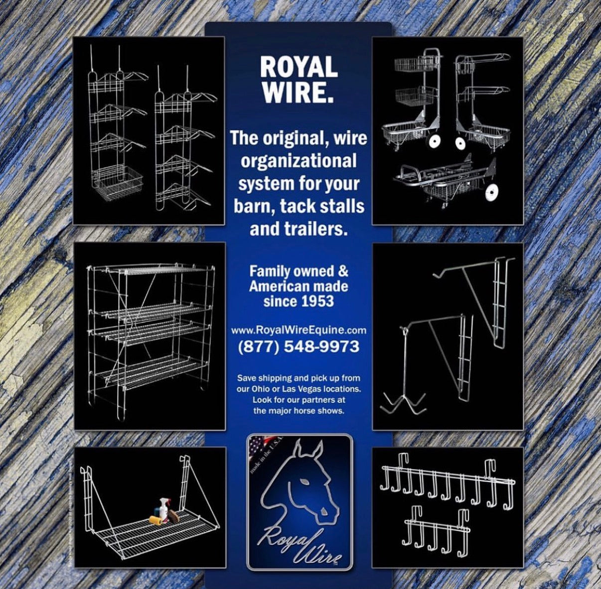 The Original Wire Organizational System for Your Barn, Tack Stalls, an ...